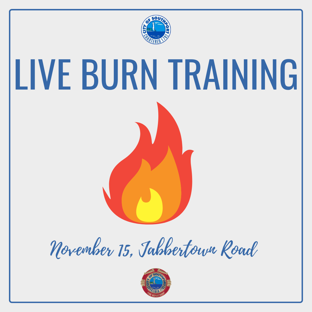 Live Burn Training, November 15, 2022 - City of Southport